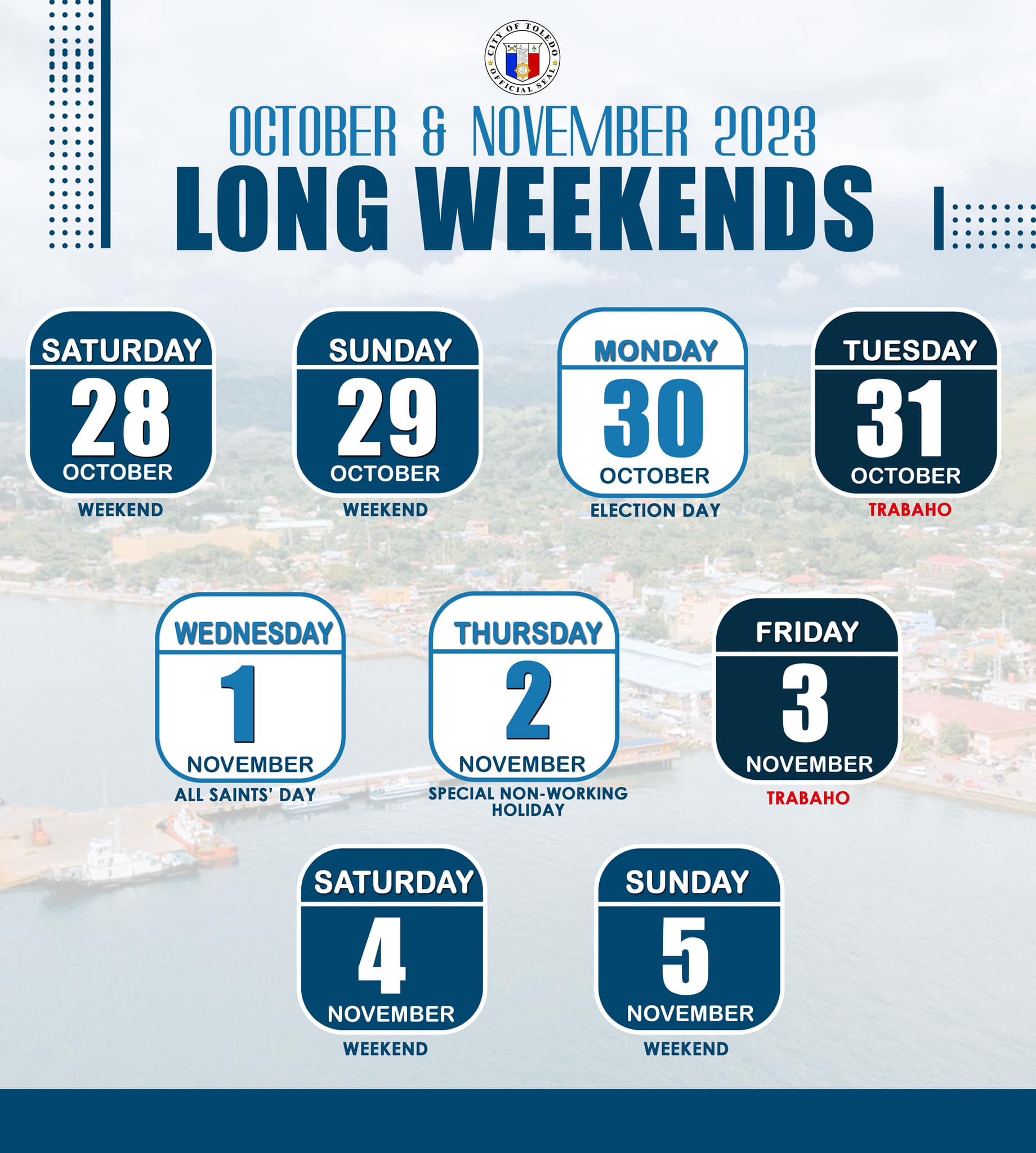 What to do Over the Long Weekend this October