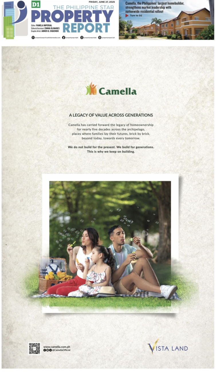 Camella, the Philippines’ Largest Homebuilder, Strengthens Market ...